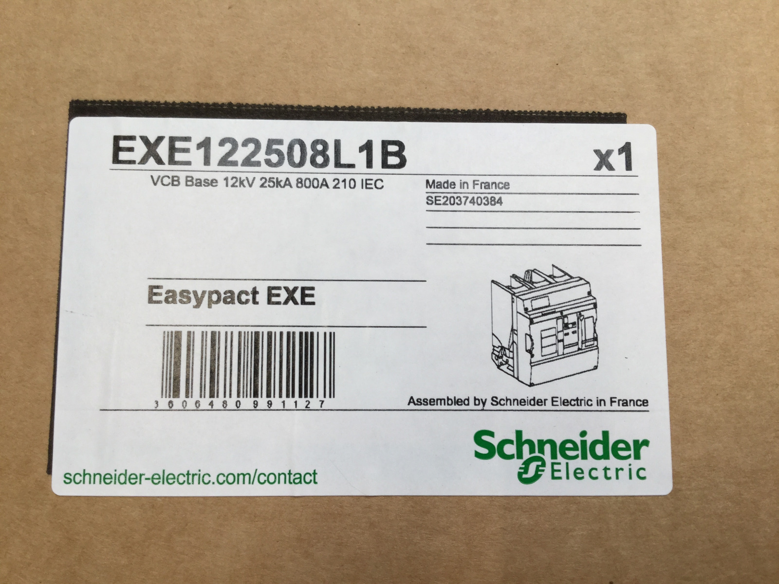 Schneider Electric EXE122508L1B | Maxodeals