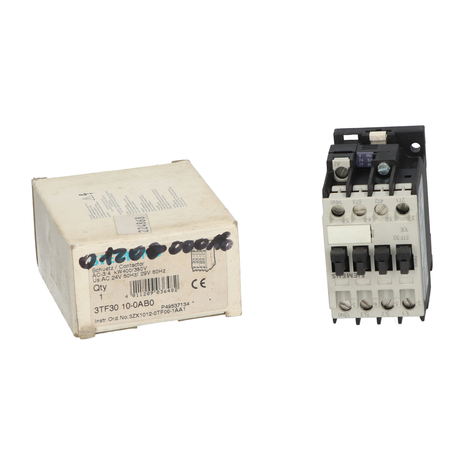 Siemens 3TF3010-0AB0 Power Contactor New NFP