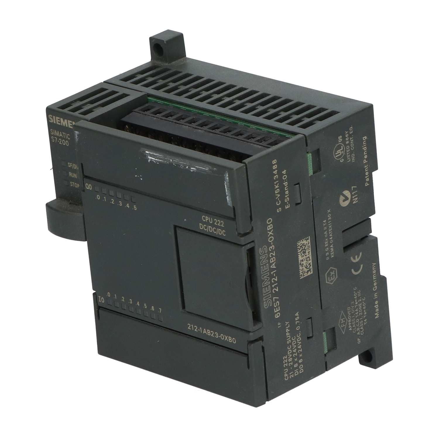 Siemens 6ES7212-1AB23-0XB0 Central Processing Unit Used UMP