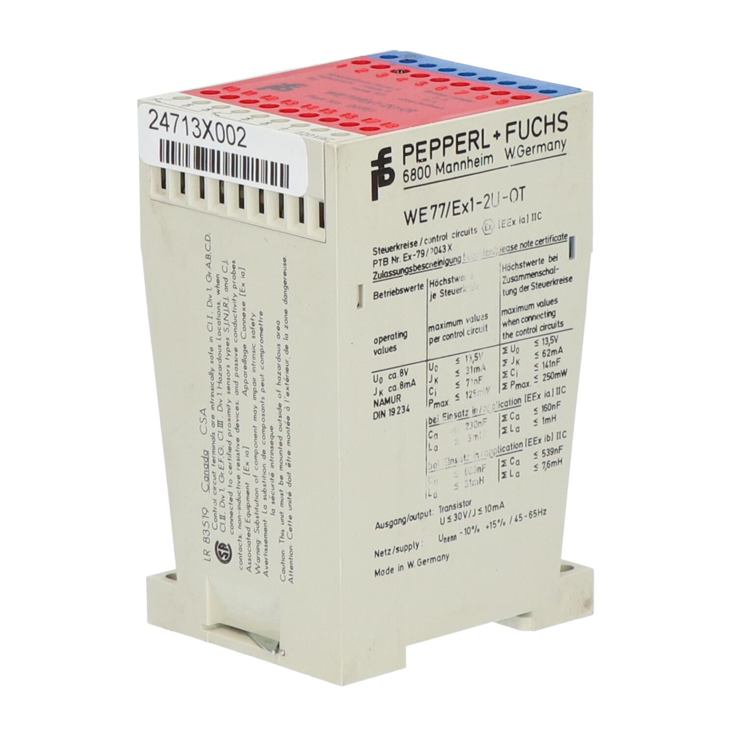 Pepperl & Fuchs WE77/EX1-2U-OT | Maxodeals