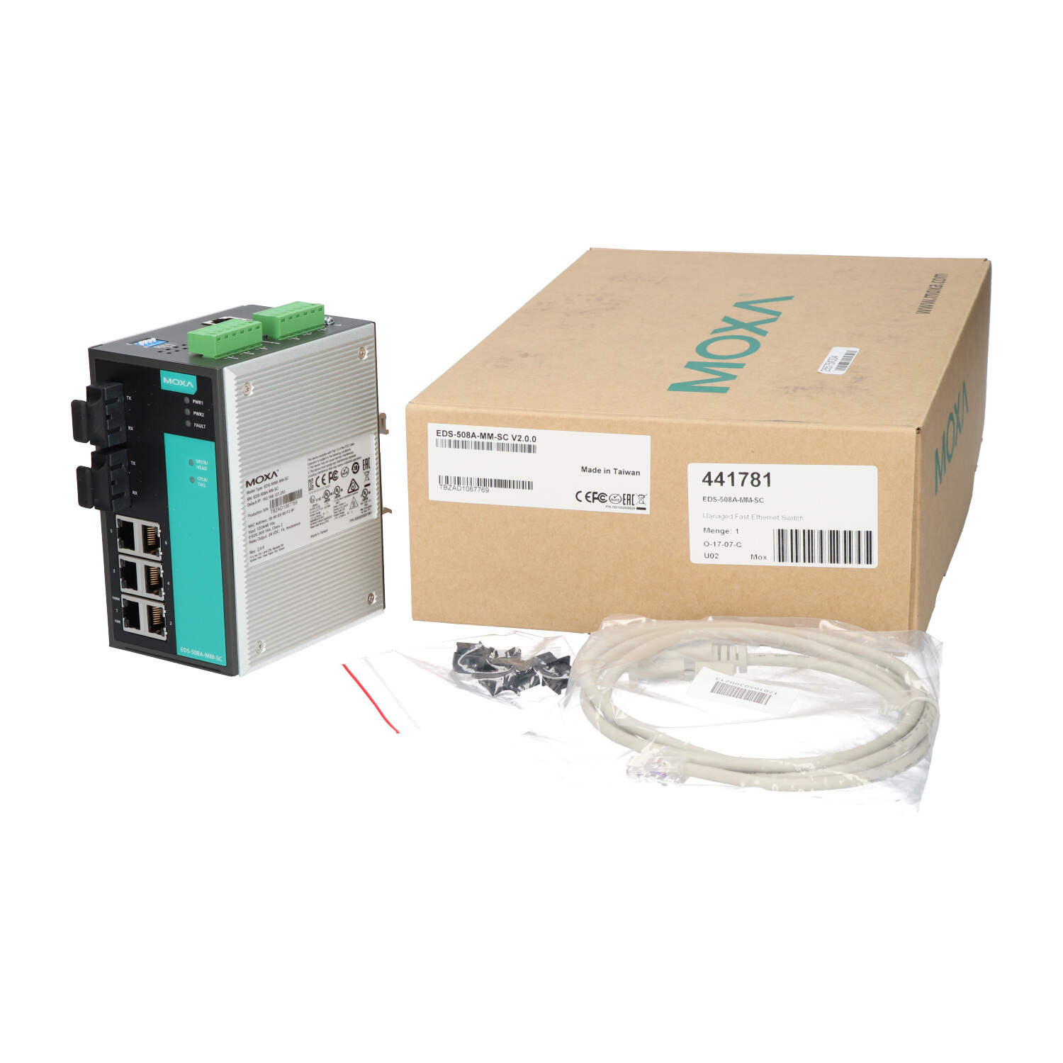 Moxa EDS-508A-MM-SC New NFP