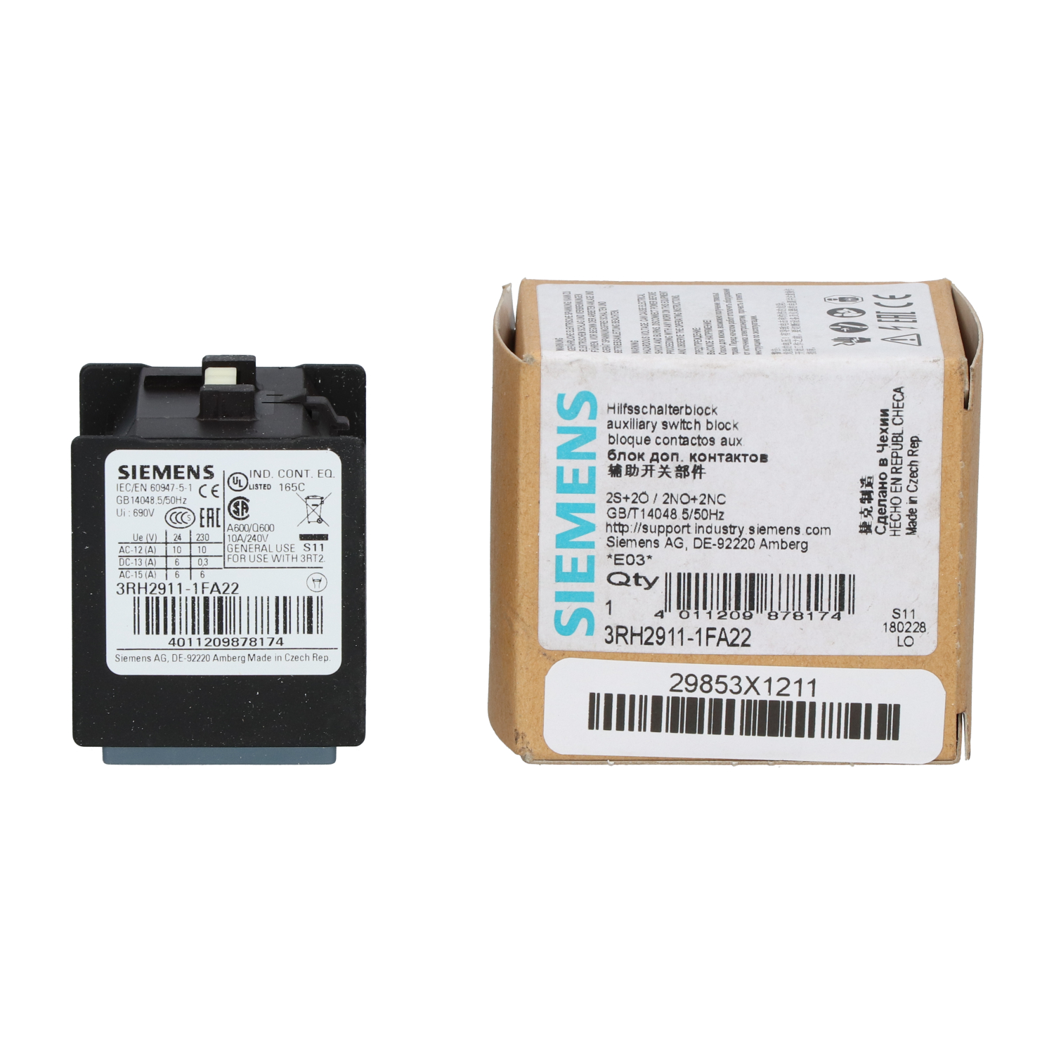 Siemens 3RH2911-1FA22 | Maxodeals