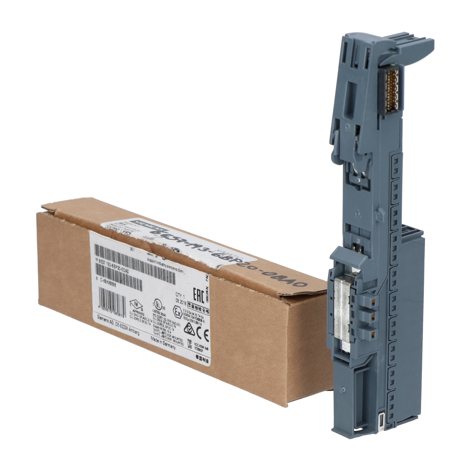 Siemens 6ES7193-6BP20-0BA0 SIMATIC ET 200SP Base unit Type A0 New NFP