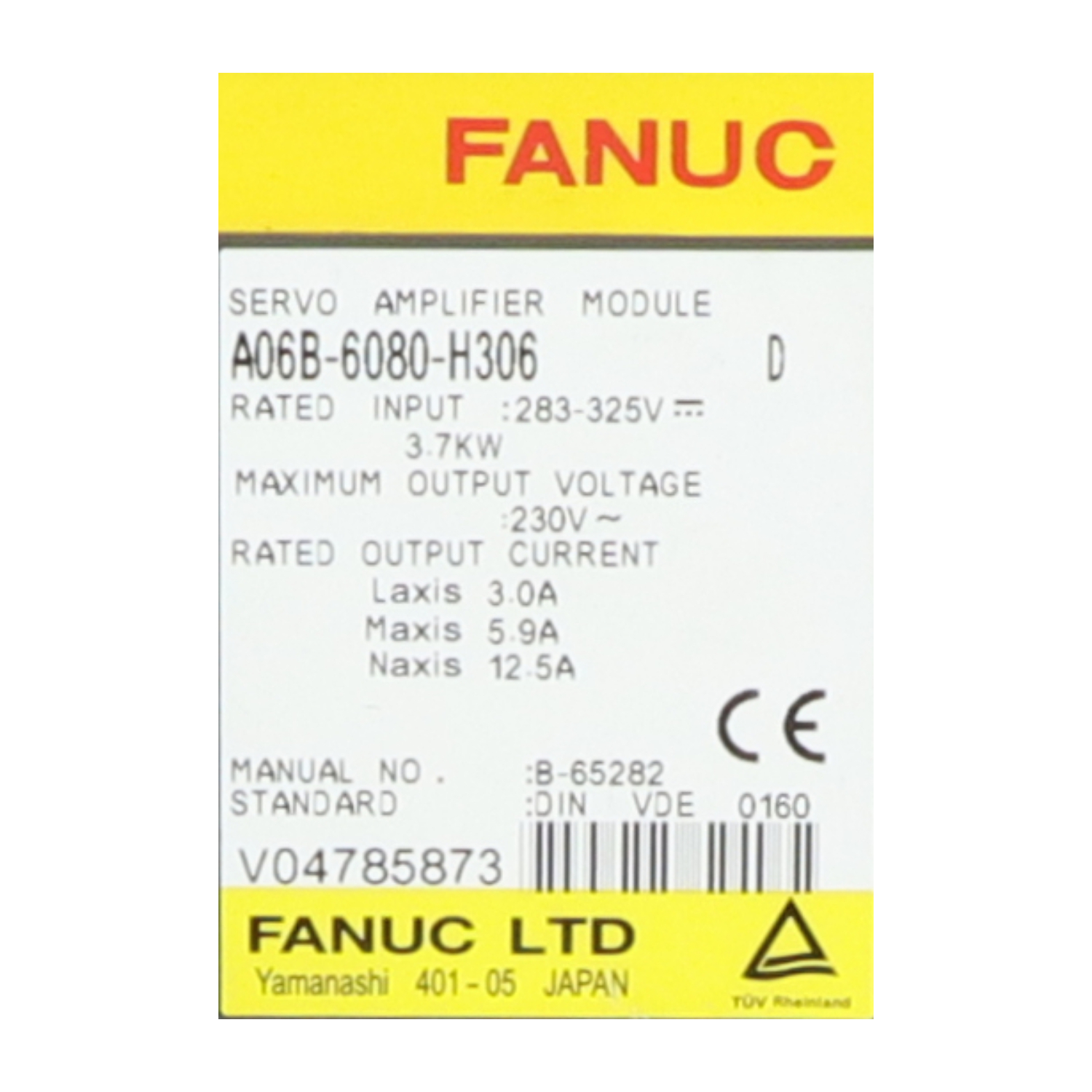 Fanuc A06B-6080-H306 | Maxodeals