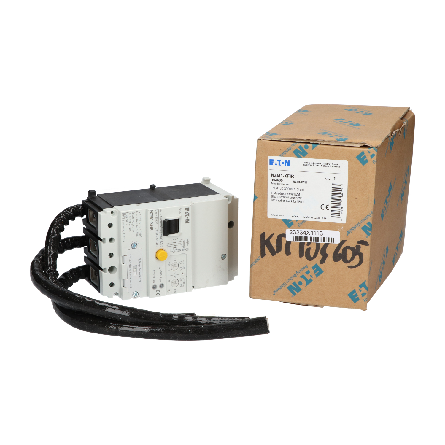 Eaton NZM1-XFIR Nzm1-Xfir Differen. 0.03 - 3A Rit. New NFP