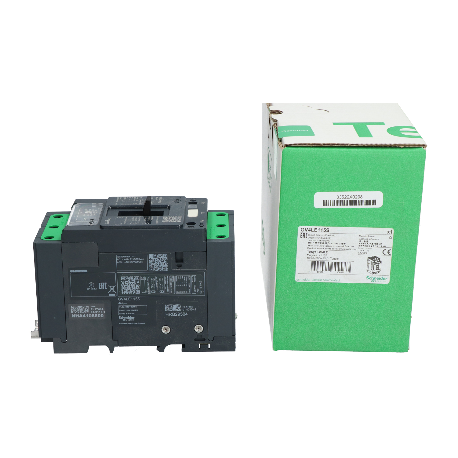 Schneider Electric GV4LE115S | Maxodeals