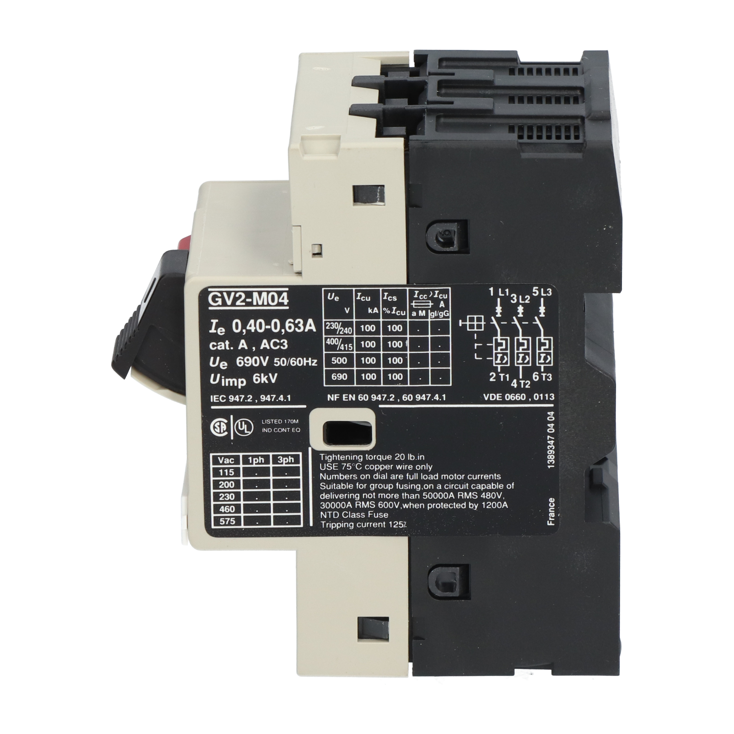 Telemecanique GV2M04 | Maxodeals