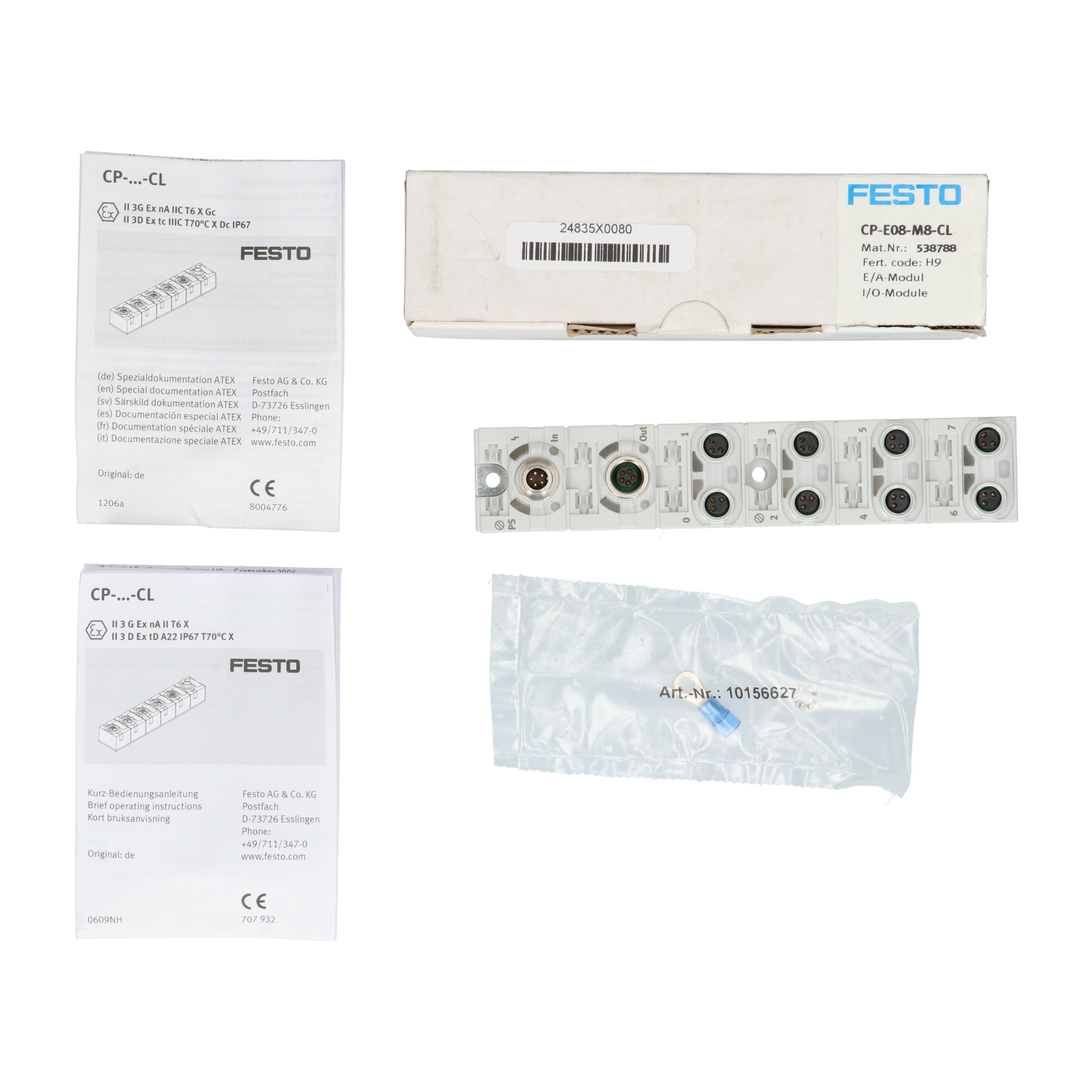 Festo CP-E08-M8-CL Input Output Module E/A-Modul New NFP