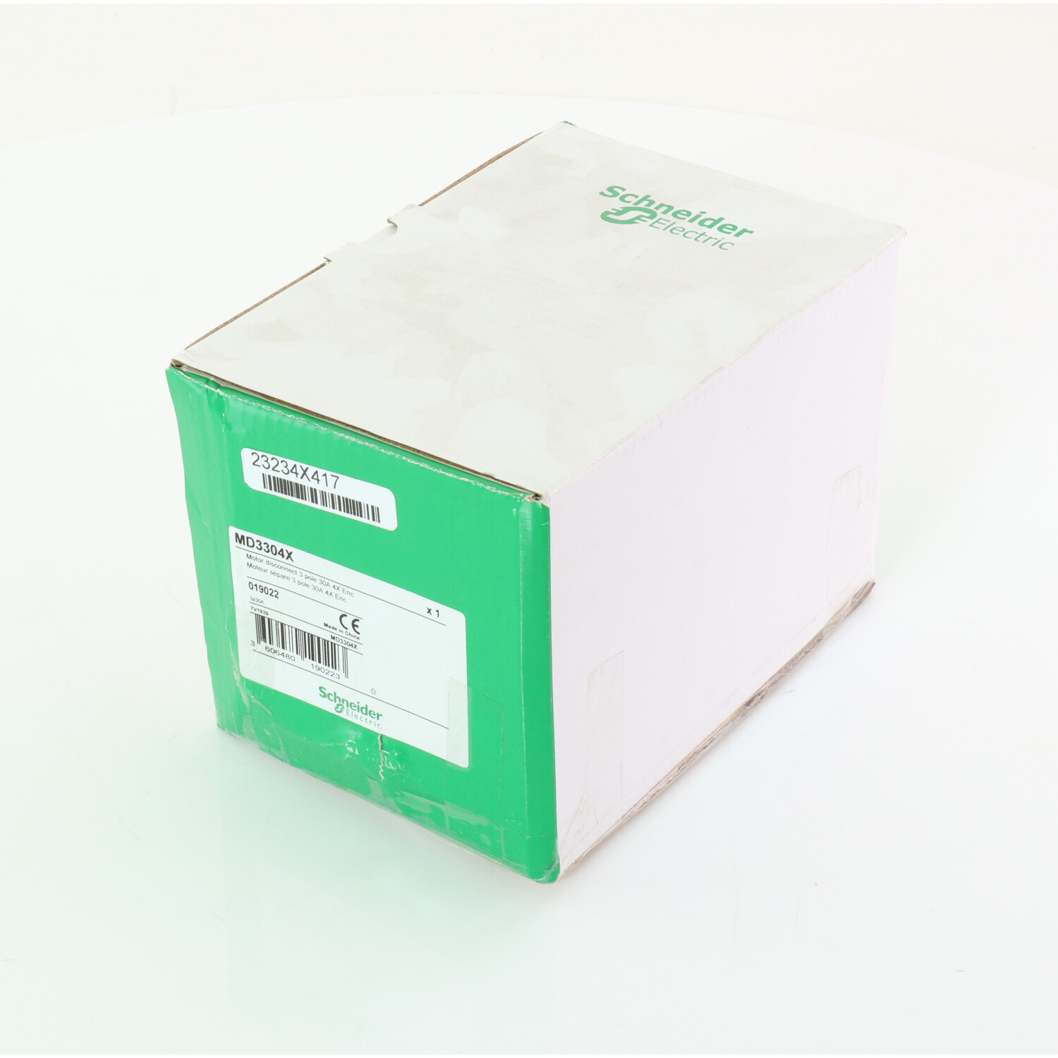 Schneider Electric MD3304X Motor Disconnect Switch 3P 30A New NFP