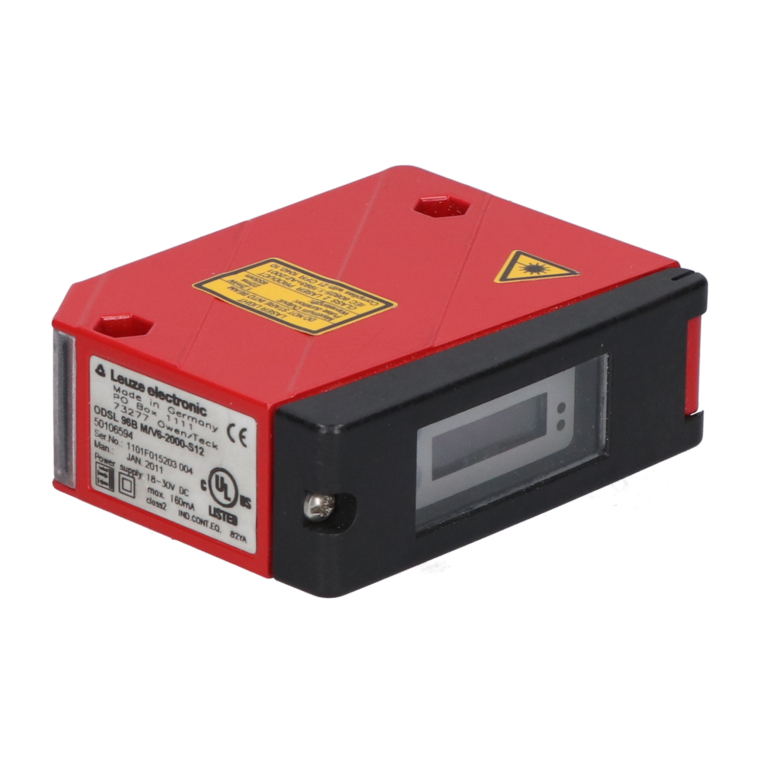 Leuze electronic ODSL96BM/V6-2000-S12 Optical distance sensor Used UMP