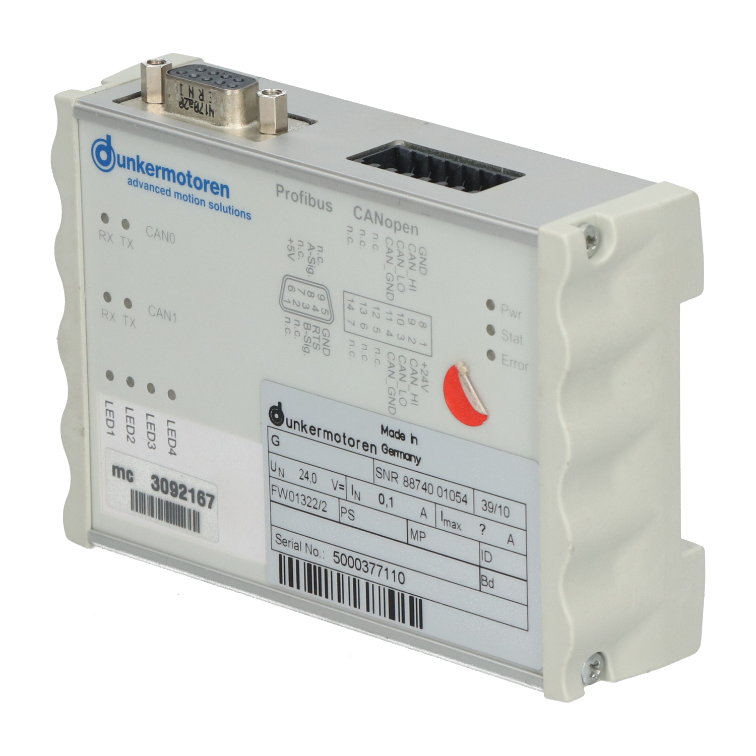Dunkermotoren GATEWAYPROFIBUS-CAN | Maxodeals