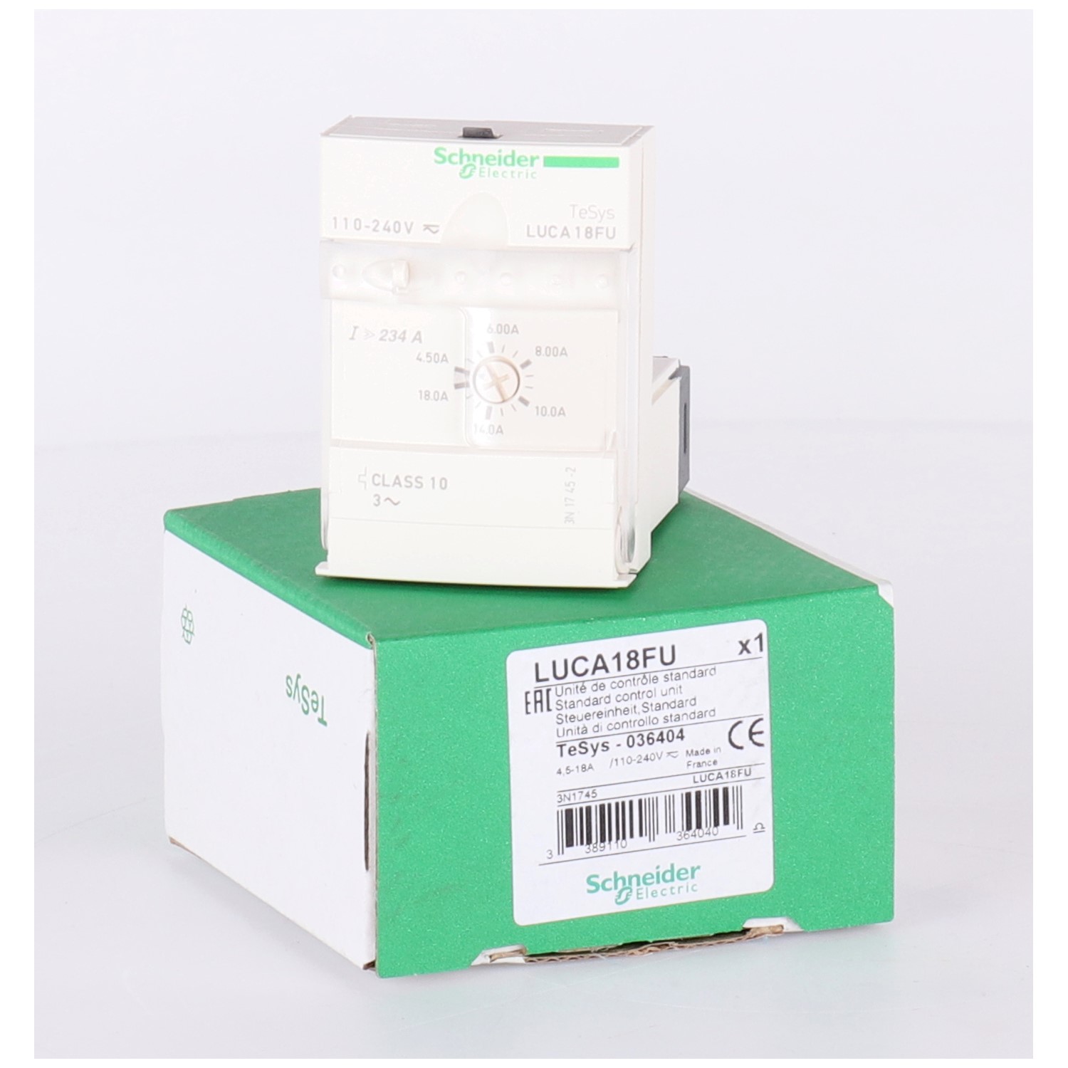 Schneider Electric LUCA18FU Stand Unit 4,5-18A 110-240V White New NFP