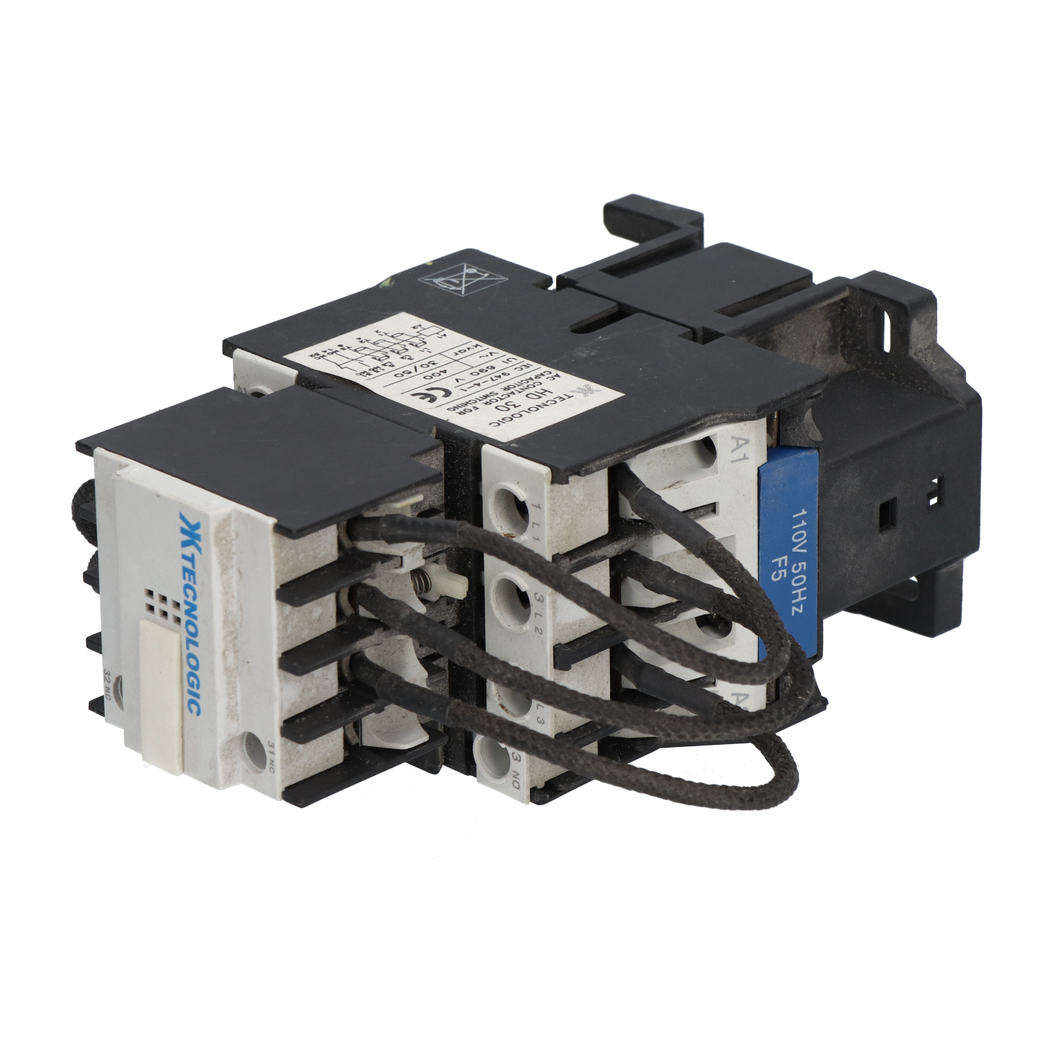 Tecnologic HD30 Contactor for capacitor switching - (30/50 KVAR) Used UMP