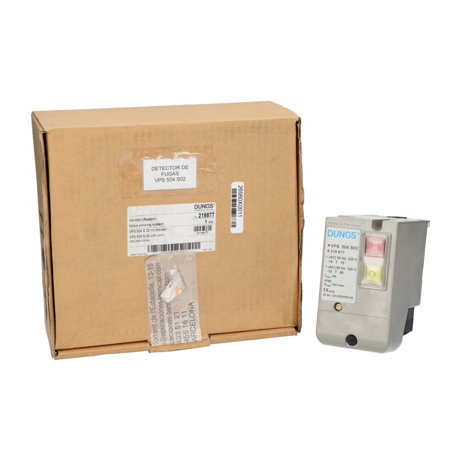 Dungs VPS504S02 Valve Proving System Ventilprüfsystem New NFP