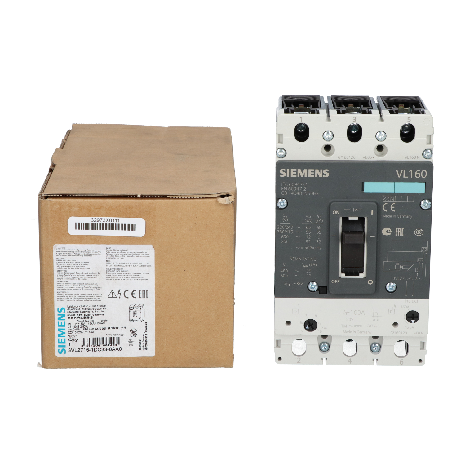 Siemens 3VL2716-1DC33-0AA0 | Maxodeals