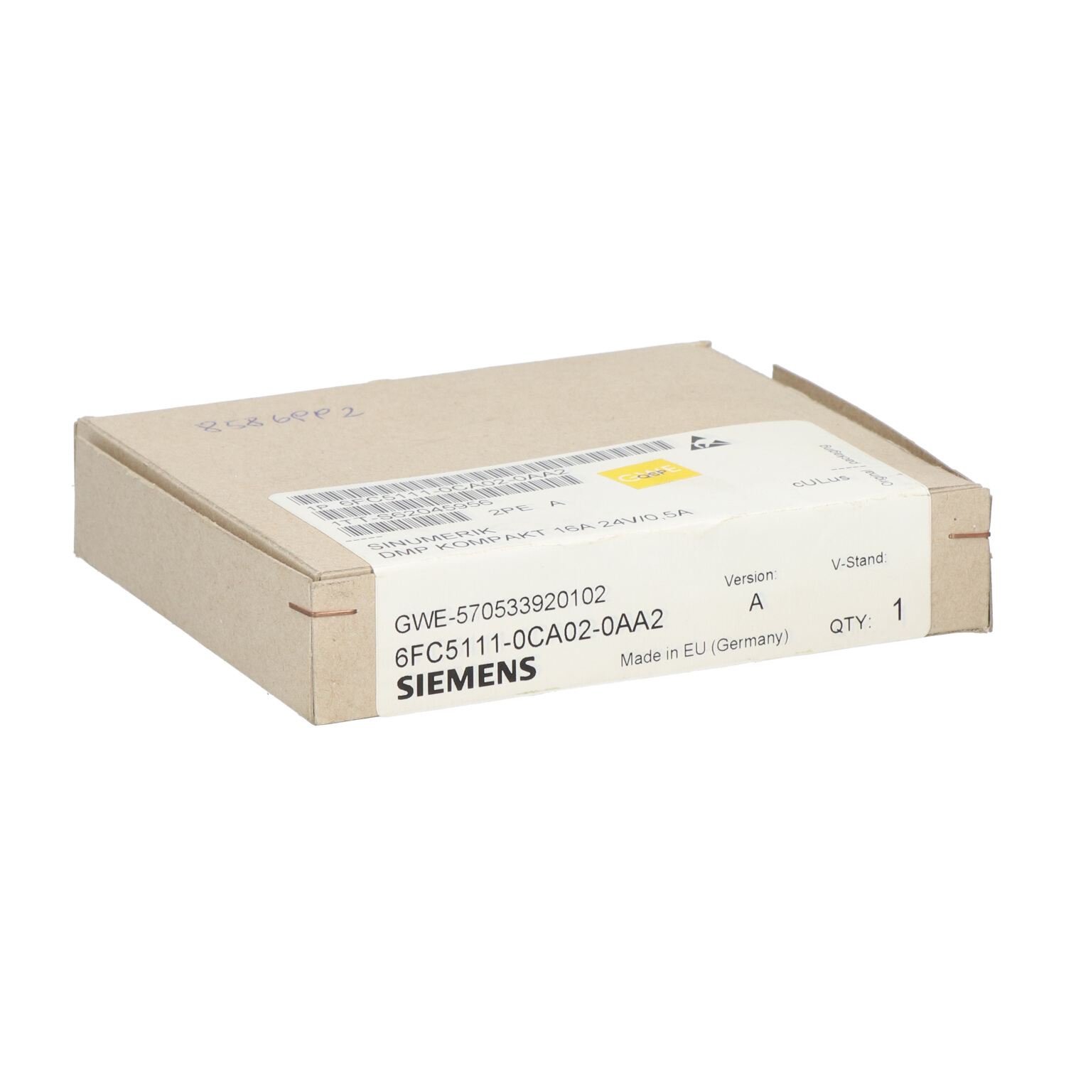 Siemens 6FC5111-0CA02-0AA2 Sinumerik DMP Compact Kompakt New NFP Sealed