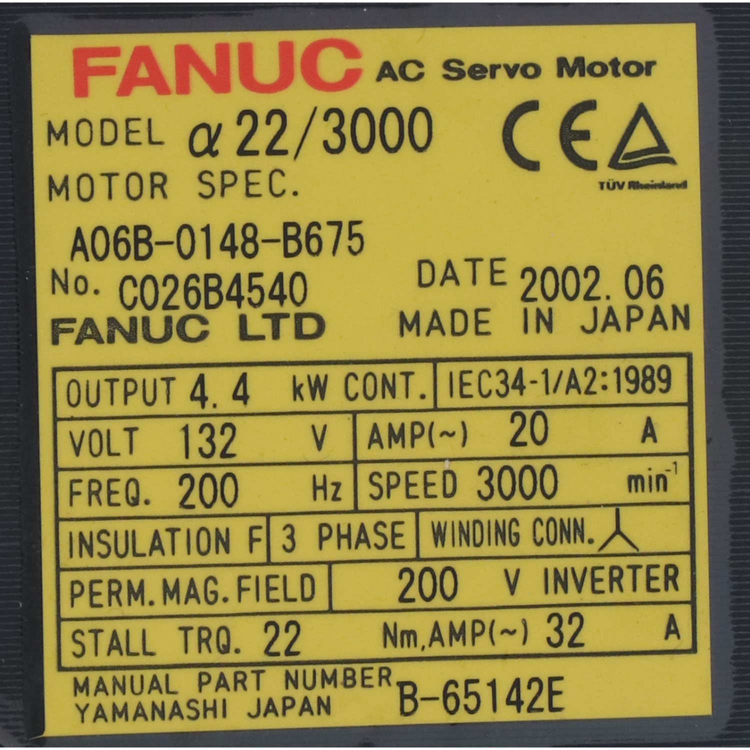 Fanuc A06B-0148-B675 | Maxodeals