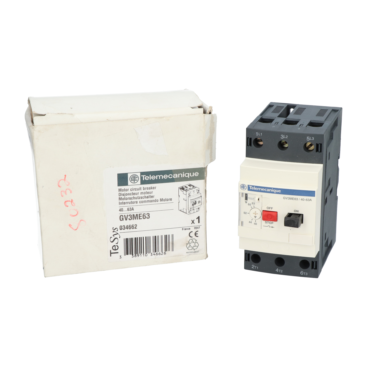 Telemecanique GV3ME63 | Maxodeals