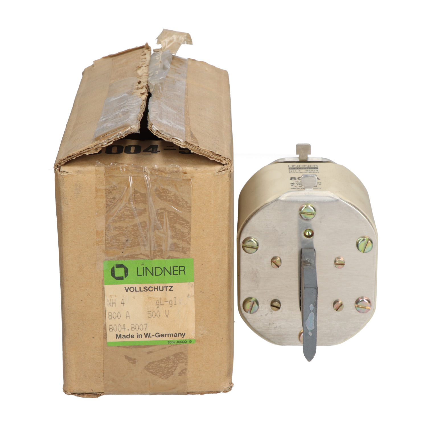 Linder Vollschutz NH4800A Fuse - 500VAC 120KA 800A NH4a-gL/gl New NFP