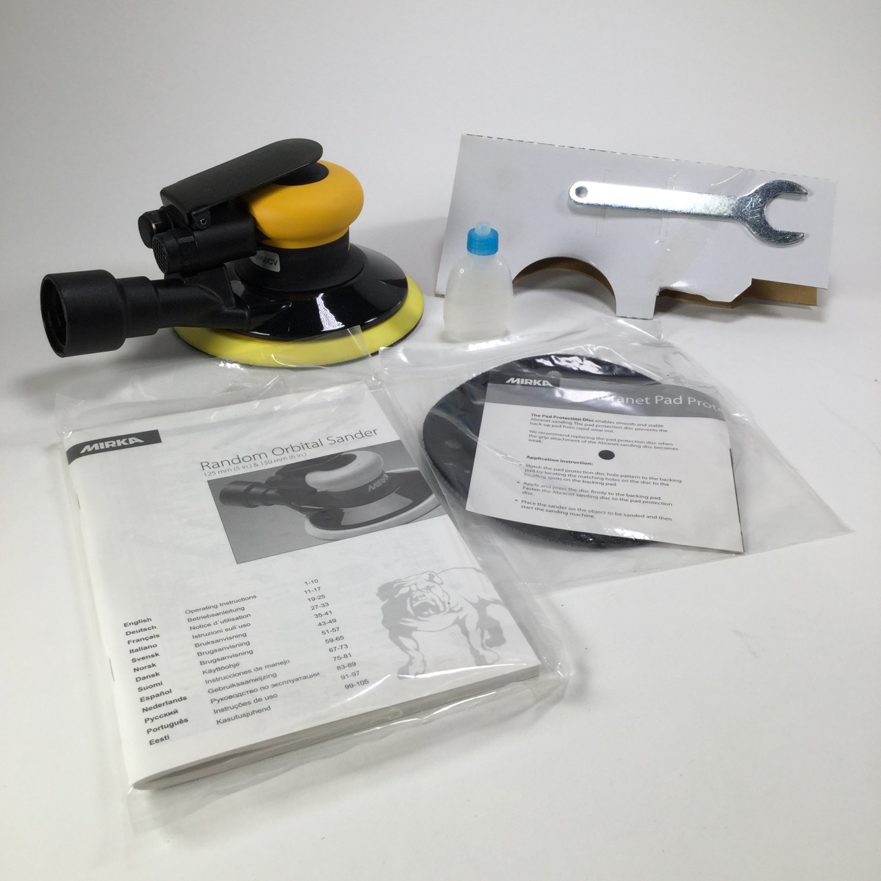 Mirka ROS650CV Random orbital Sander Central vacuum 150mm ø New NFP