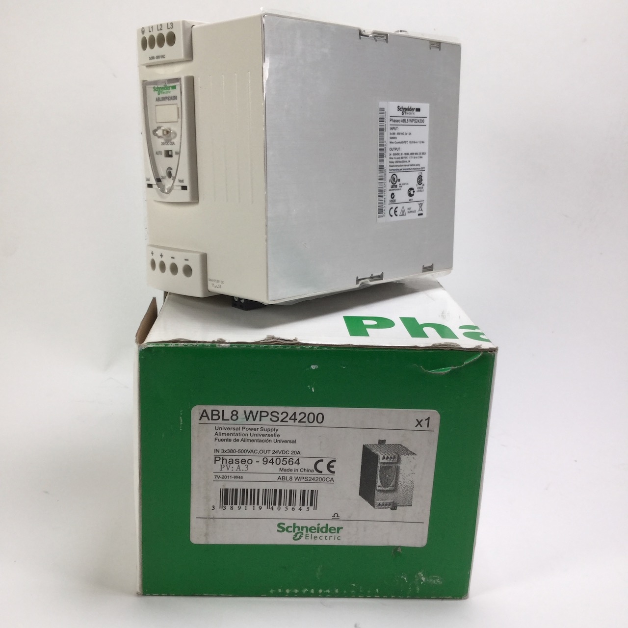 Schneider Electric ABL8WPS24200 Universal Power Supply Phaseo New NFP