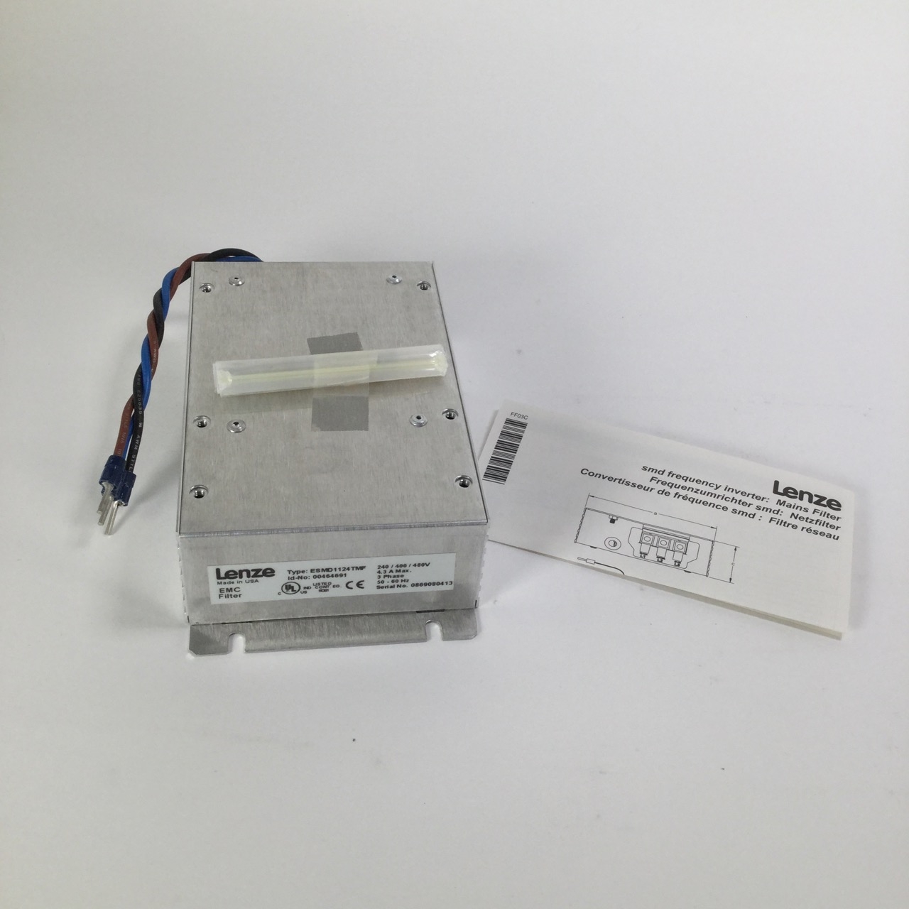 Lenze ESMD1124TMF EMC Filter Frequency Inverter Frequenzumrichter 3Ph ...