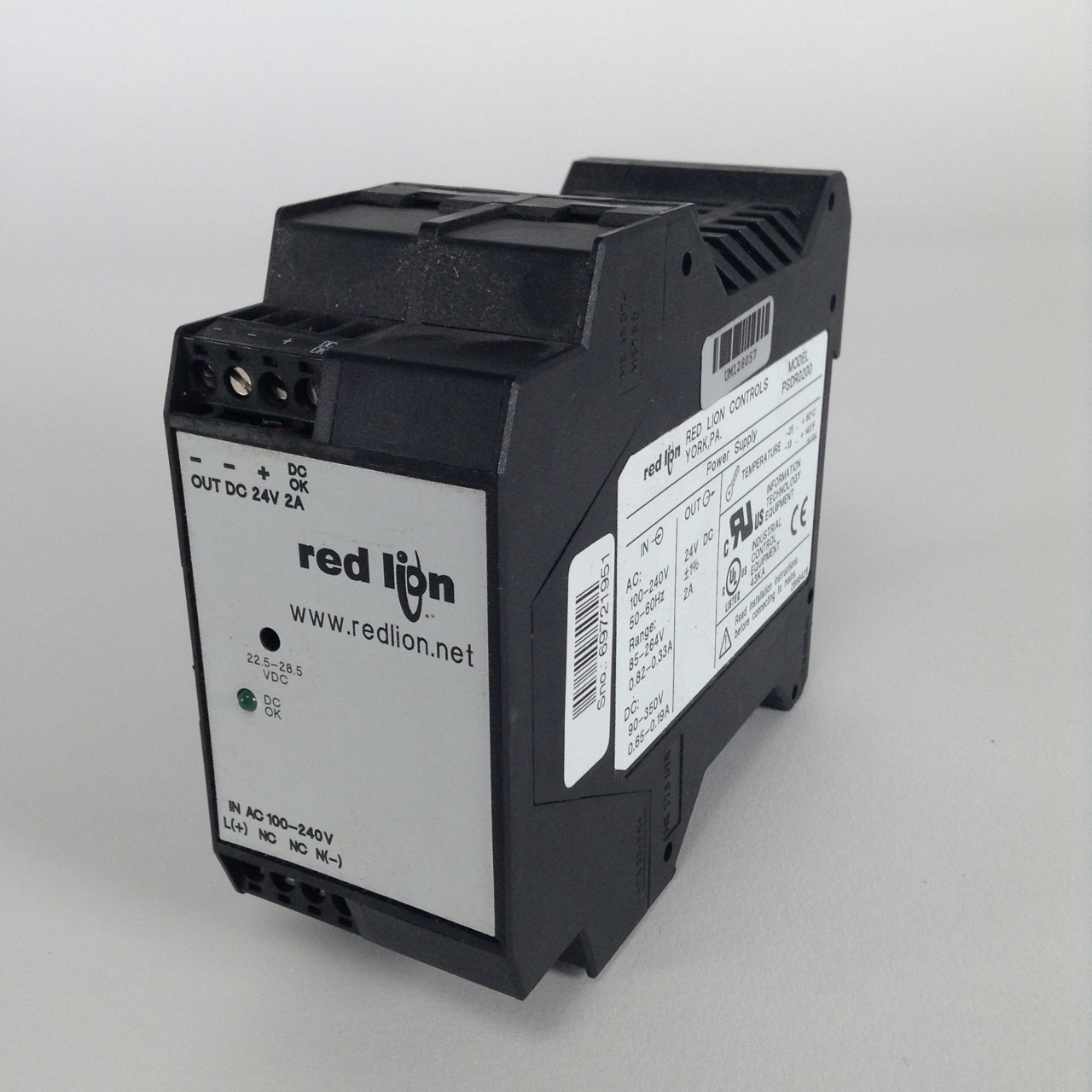 Red Lion PSDR0200 Power supply Netzteil 24V 2A PSDR Used UMP