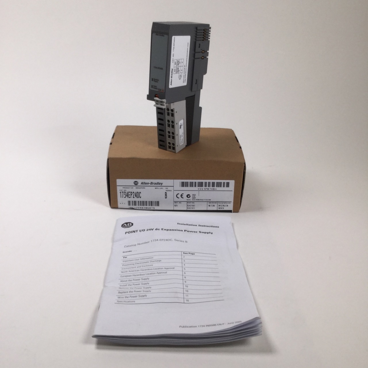 Allen Bradley 1734-EP24DC Expansion Power Supply Ser B New NFP