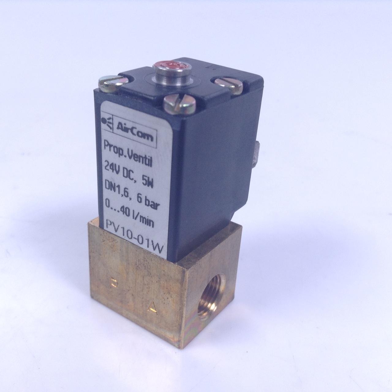 Aircom PV10-01W Proportional ventil valve 24V NFP