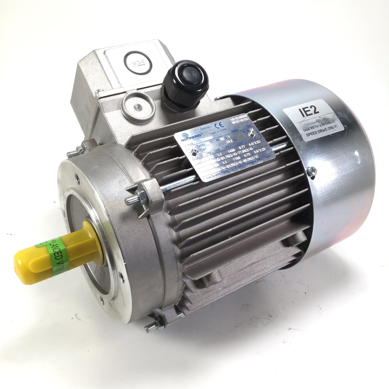 Motovario TH90S4 B14 3 phase motor 90-4P 1,1kW 230/400V B14 AL 1500rpm ...