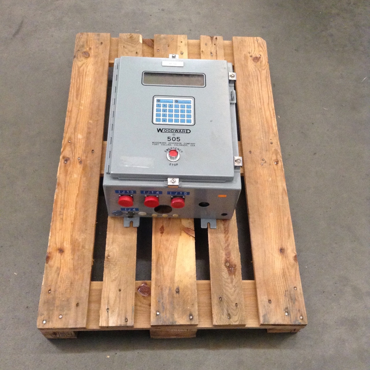 Woodward 505 Governor Steam Turbine Generator Application Used UMP