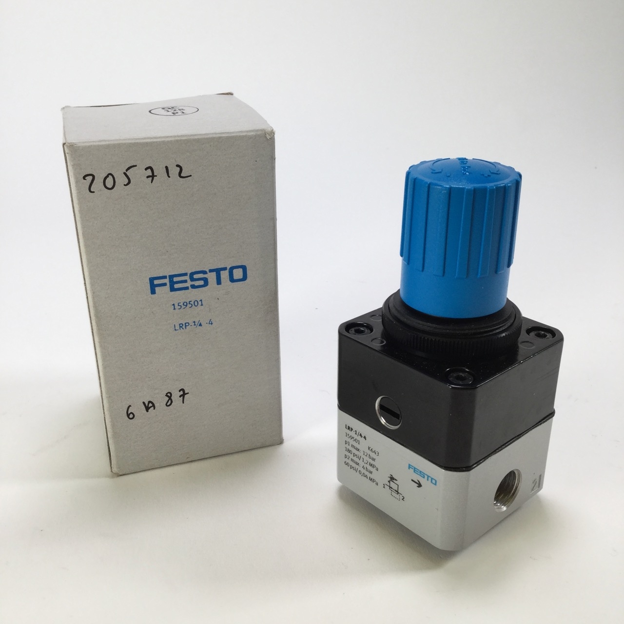 Festo LRP-1/4-4 Precision pressure regulator 159501 G1/4 0.05-4bar New NFP