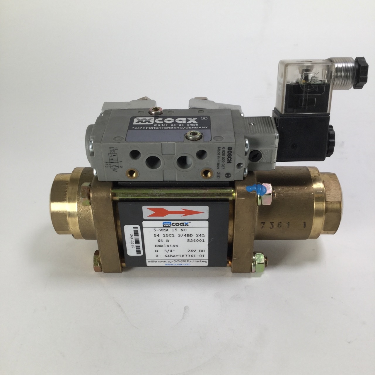 Coax 5-VMK-15-NC Valve Ventil 5 VMK 15 NC 54 15C1 3/4BD 24 L New NMP