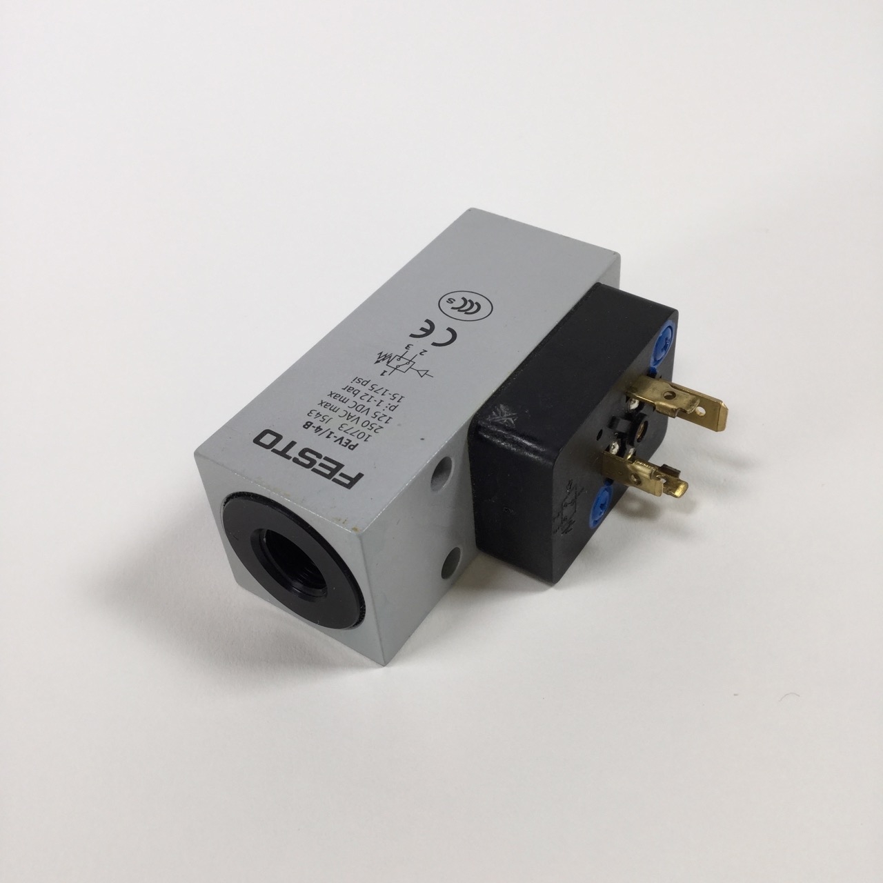 Festo PEV-1/4-B Pressure Switch 10773 j543 250VAC 1-12bar Druckschalter ...