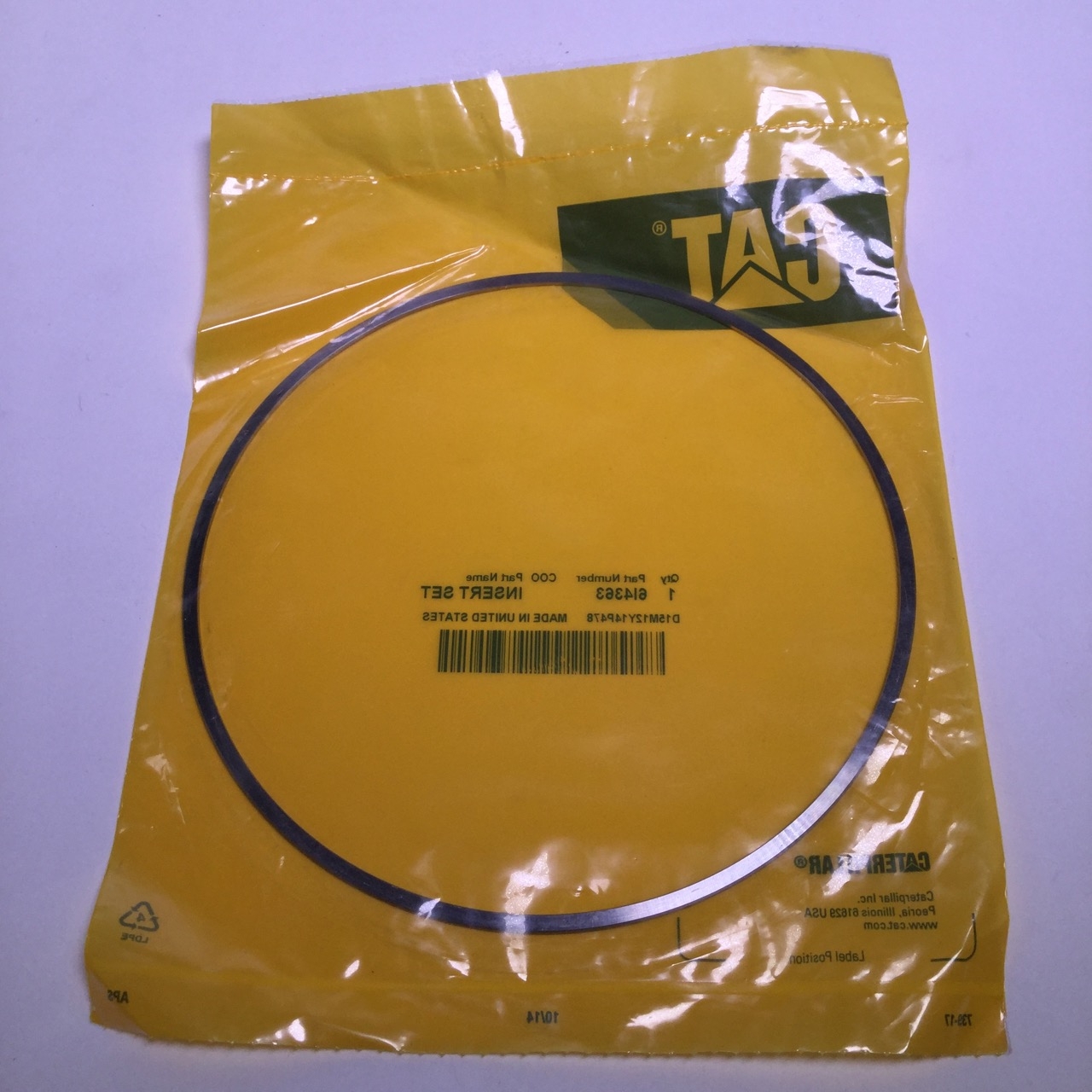 Caterpillar 6I-4363 Insert Set NEW Factory Packing Sealed