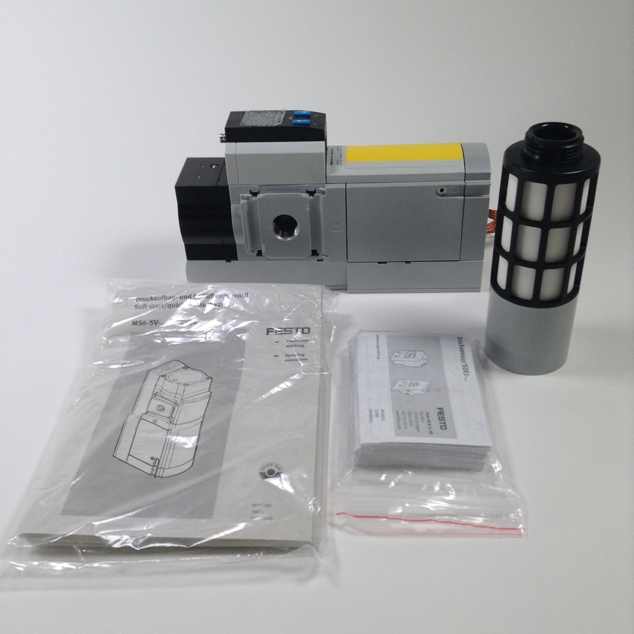 Festo MS6-SV-1/2-E-10V24-SO-AD1 Soft start valve ventil 548713 New NMP