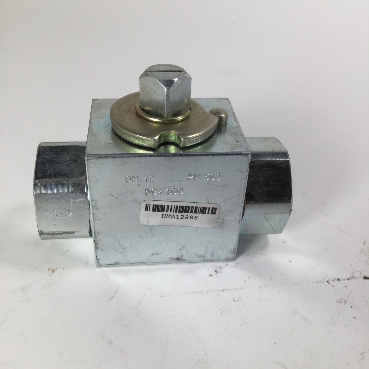 Argus 594100 Block ball valve ventil DN 12 PN 500 New NMP