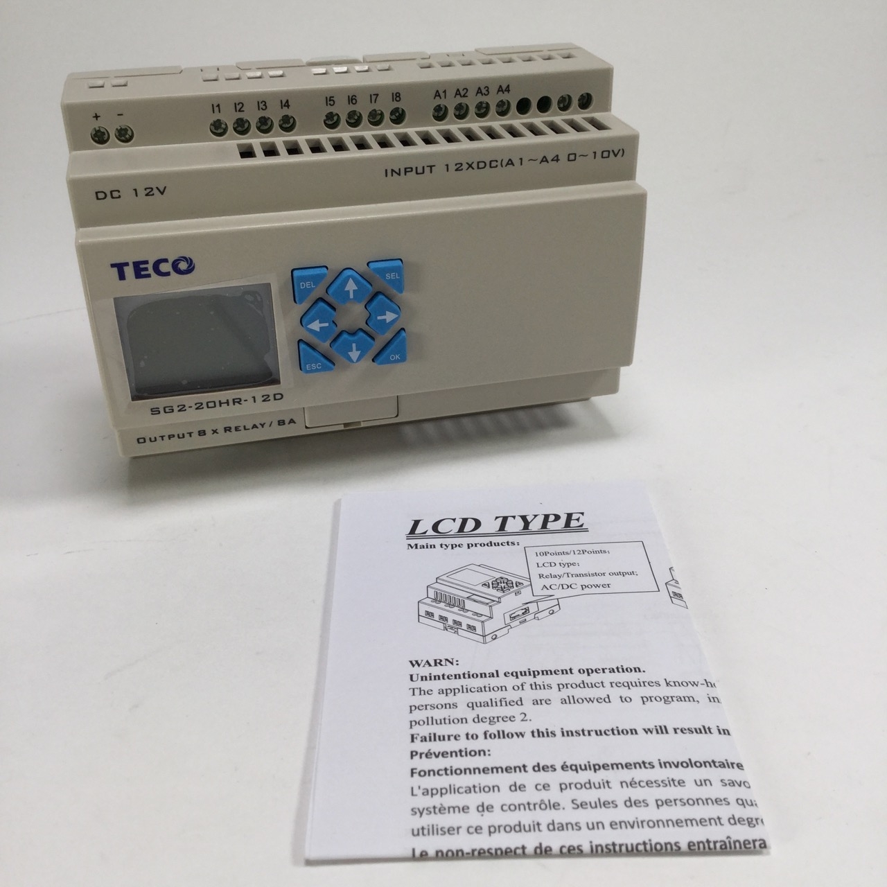 Teco SG2-20HR-12D Programmable Logic modul Controller New NFP