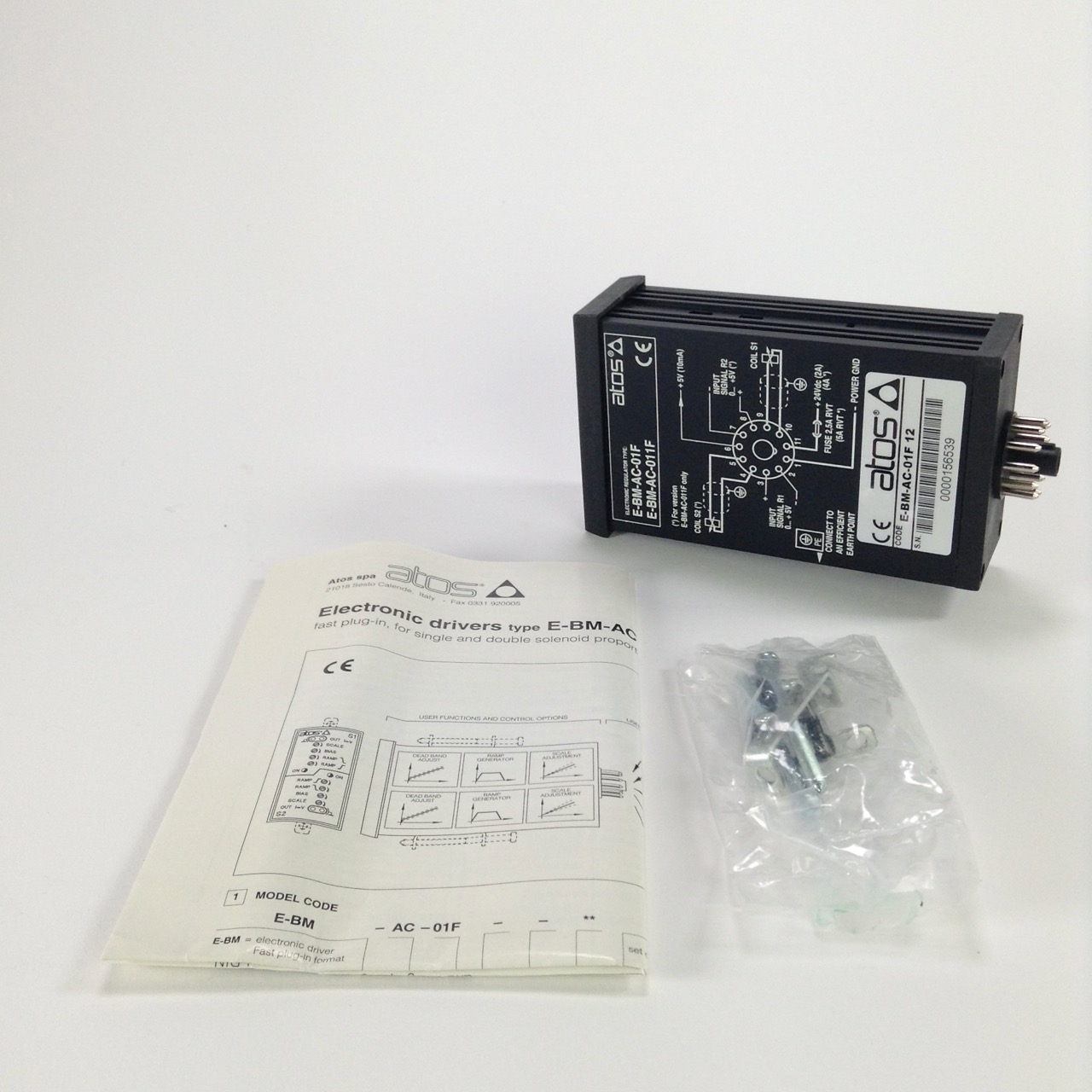 Atos E-BM-AC-01F 12 Analog electronic driver E-BM-AC New NMP