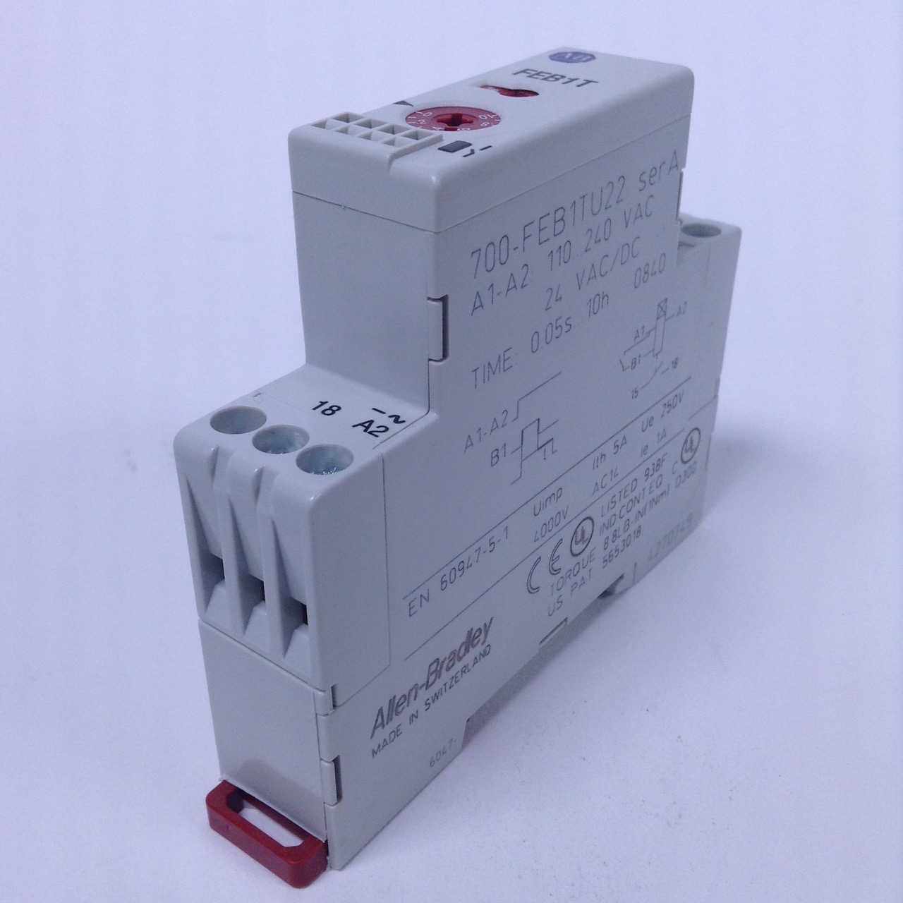 Allen Bradley 700-FEB1TU22 A Timer Off-Delay Zeitrelais New NFP