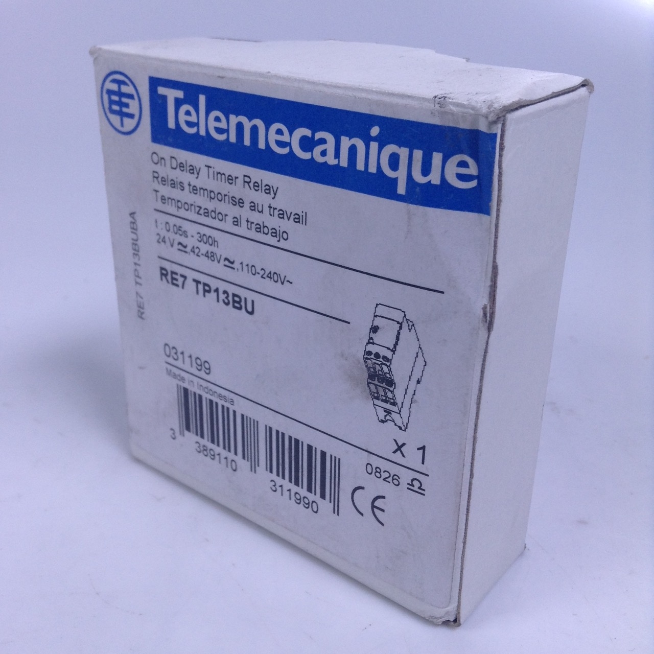 Telemecanique RE7 TP13BU Timer Relay Zeitrelais Schneider NFP