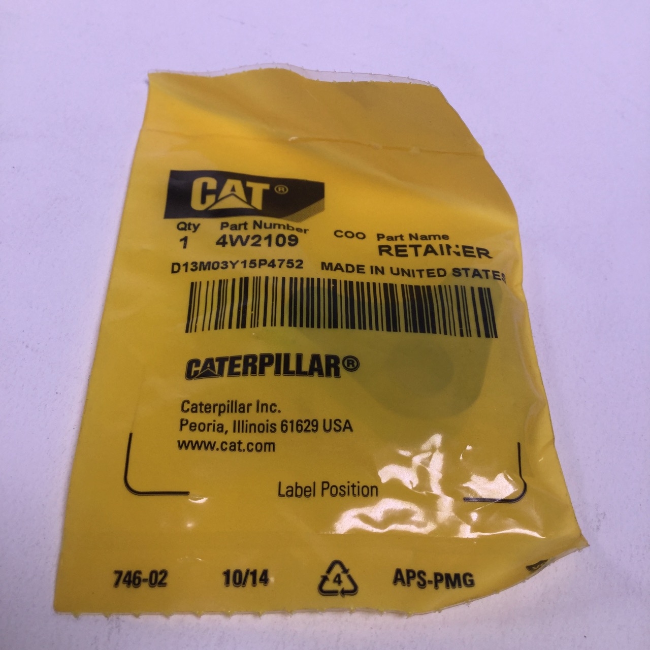 Caterpillar 4W-2109 | Maxodeals