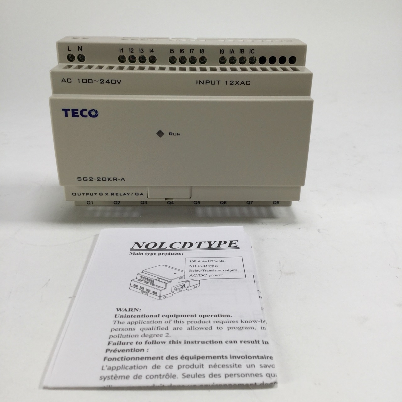 Teco SG2-20KR-A Programmable Logic modul Controller SG2 20KR A New NFP