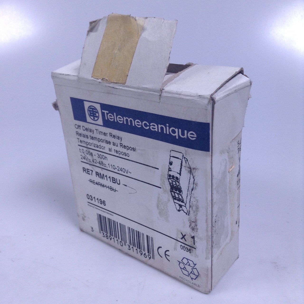 Telemecanique RE7 RM11BU Timer Relay Zeitrelais Schneider NFP