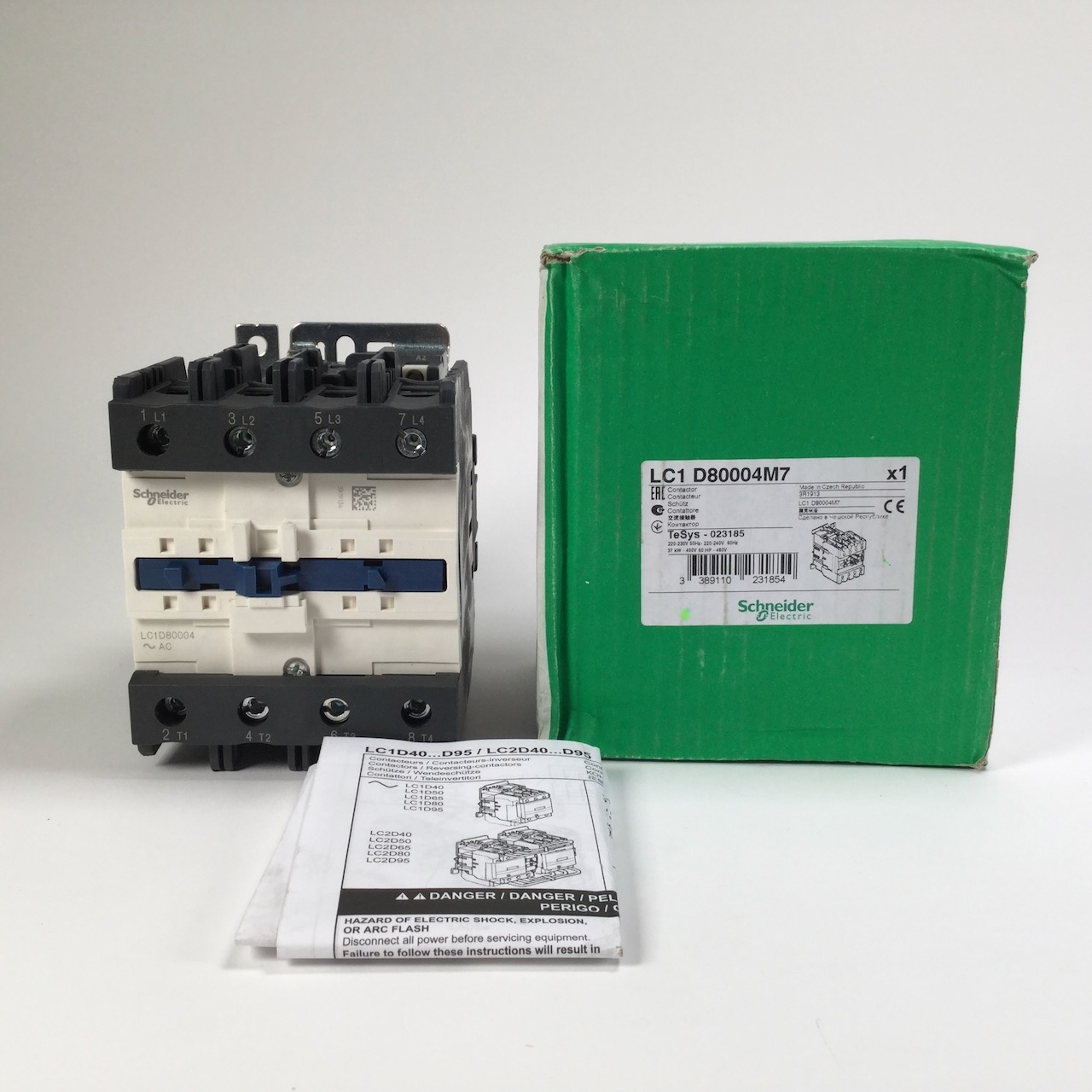 Schneider Electric LC1 D80004M7 Contactor schutz TeSys 023185 New NFP