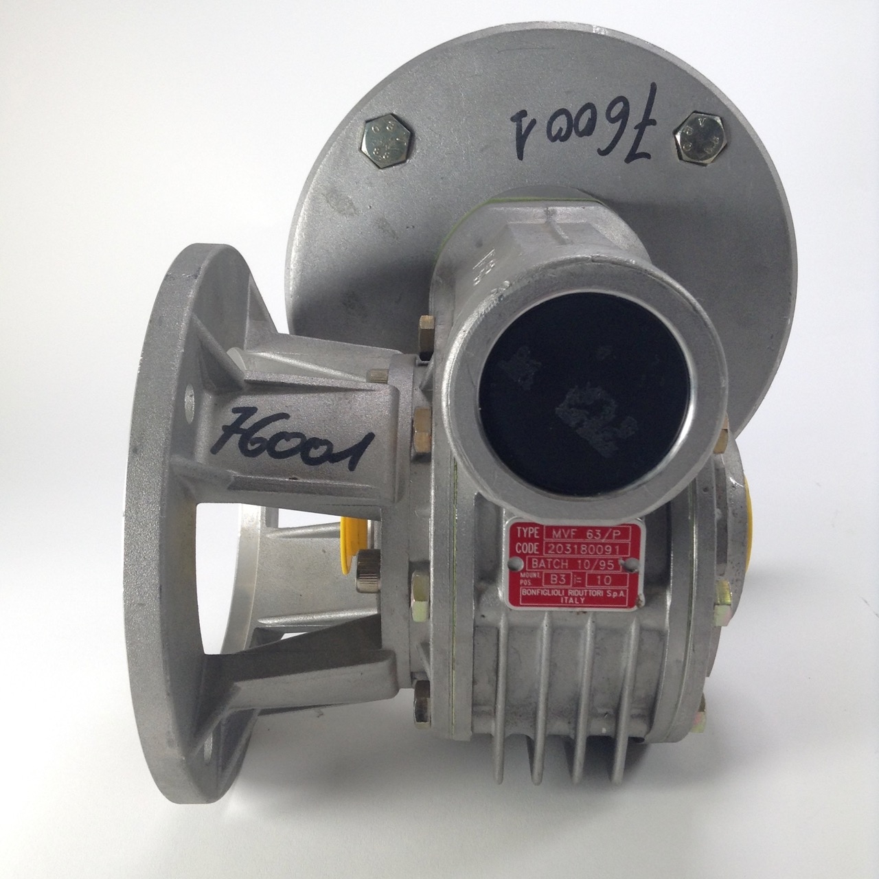 Bonfiglioli MVF 63/P Wormgear reducer i:10 B3 B5 New NMP