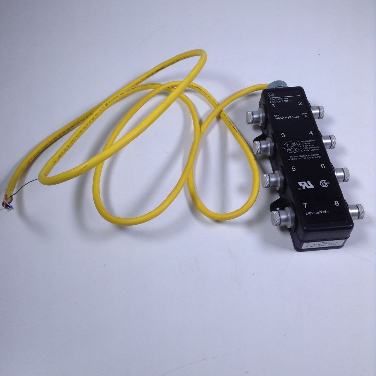 Allen Bradley 1485P-P8R5-C2 8 Outlet Micro Plex Junction Box NFP