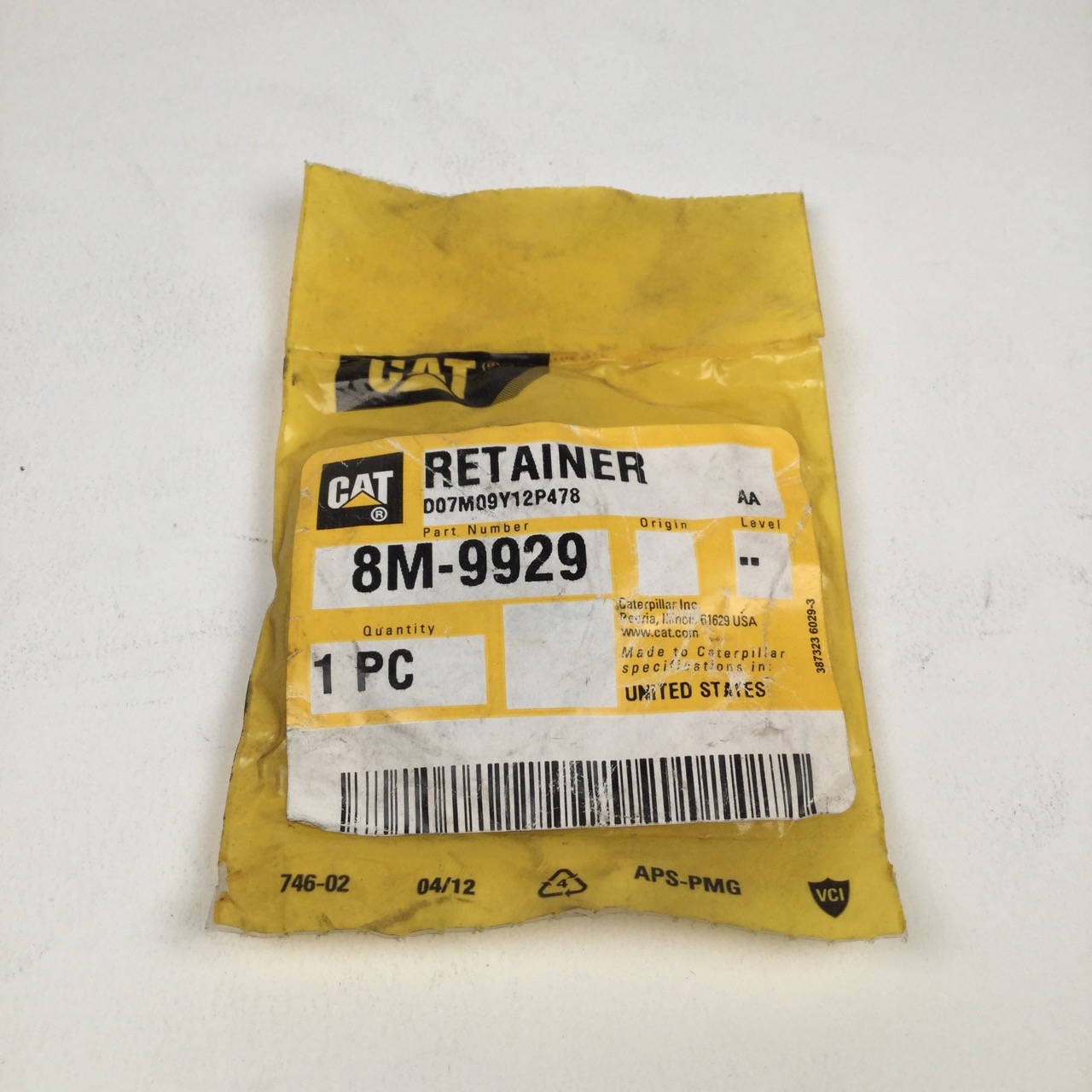 Caterpillar 8M-9929 Retained NEW Factory packing Sealed