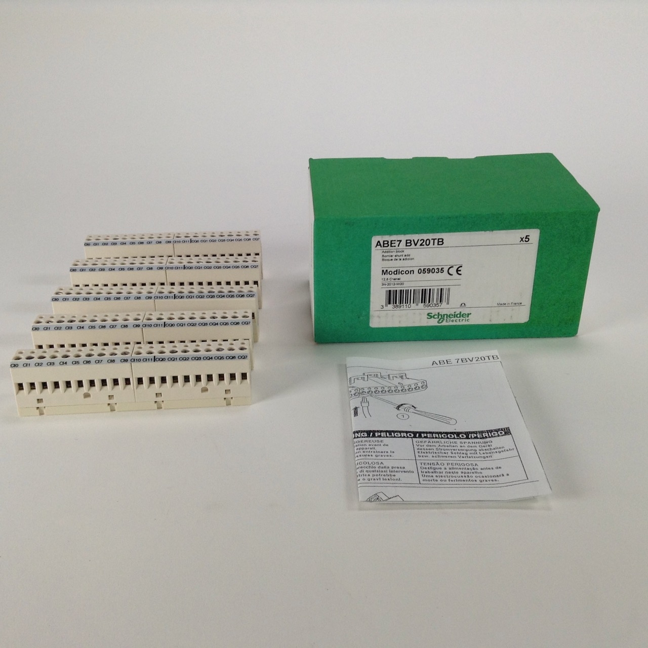 Schneider Electric ABE7 BV20TB Additional block Modicon New NFP