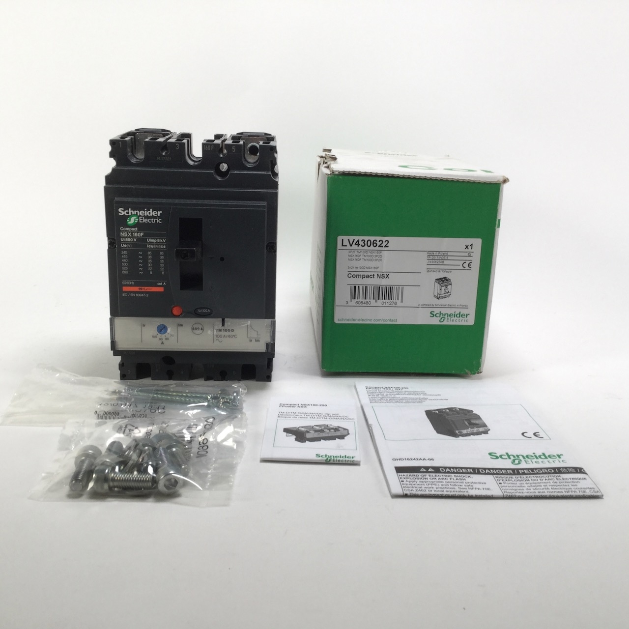 Schneider Electric LV430622 Circuit breaker Compact NSX 160 F New NFP